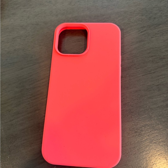 Cell Phones & Accessories | Silicone Neon Pink Iphone 13 Pro Max Case ...
